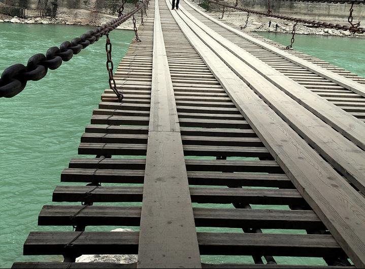 How was the Luding Bridge built?It has stood firm for more than 300 ...