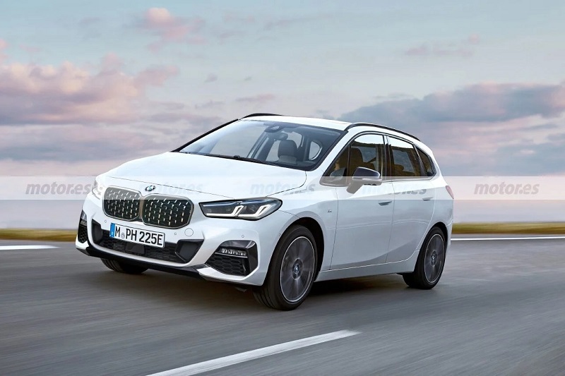 Renderings of the new BMW 2 Series wagon exposed based on UKL2 platform ...