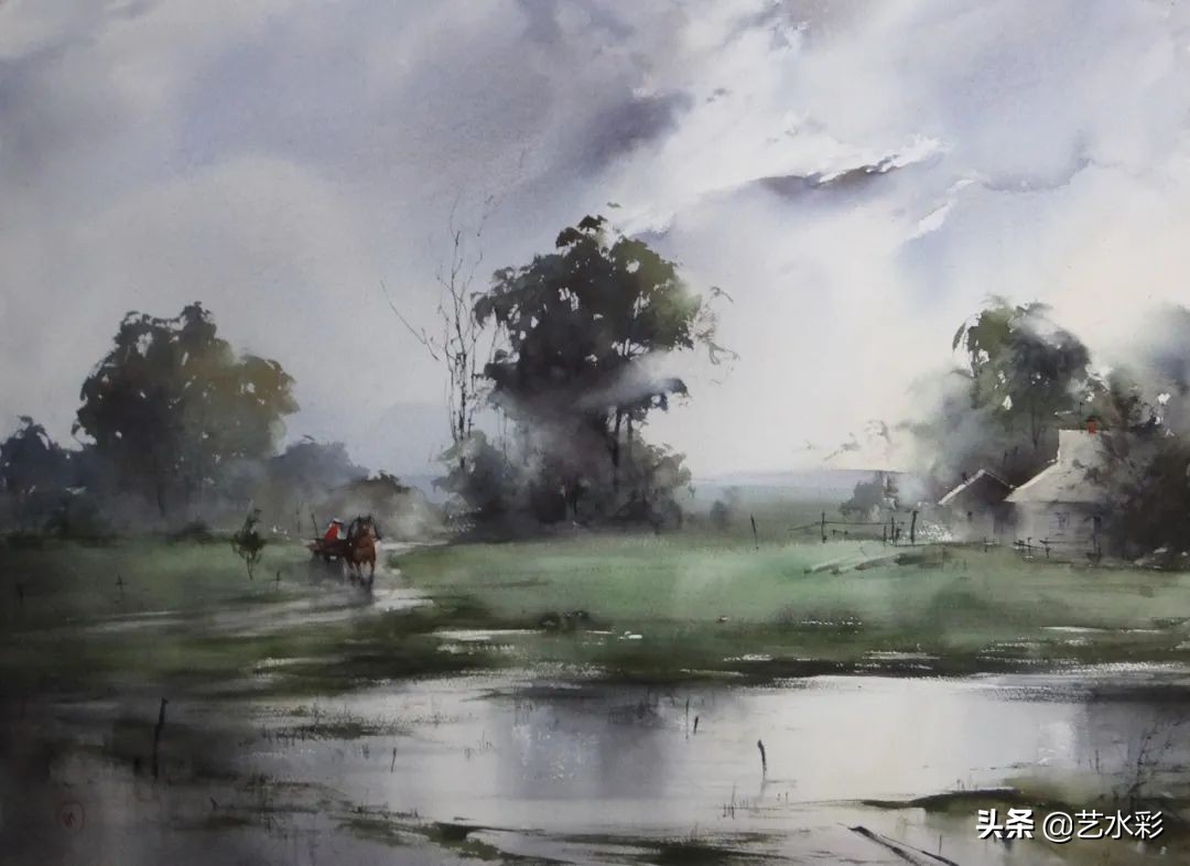 Russian watercolor painter Ilya Ibryaev: truely depicts the hymn of ...