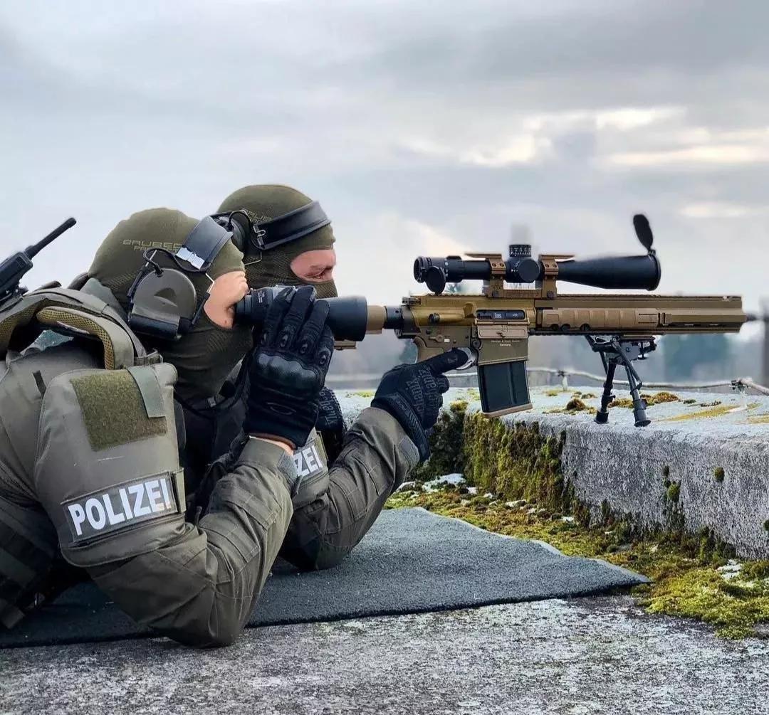 One of the most accurate rifles in Germany HK, a precision marksman ...