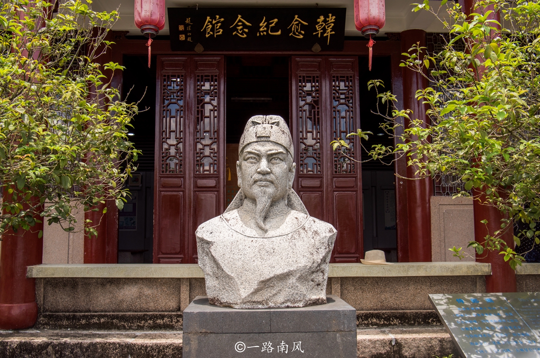 Traveling to Chaozhou, visiting the Hanwen Gong Temple, the location of ...