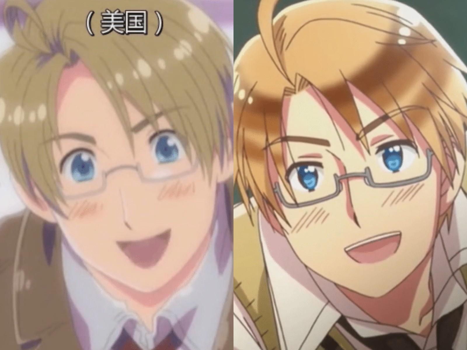 The animation with sudden changes in style, Shizuka's big eyes and thin ...