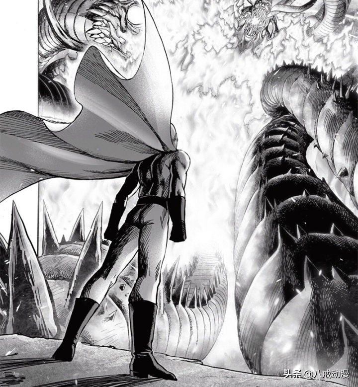 "One Punch Man" Chapter 157 is redrawn, the way the snake died is ...