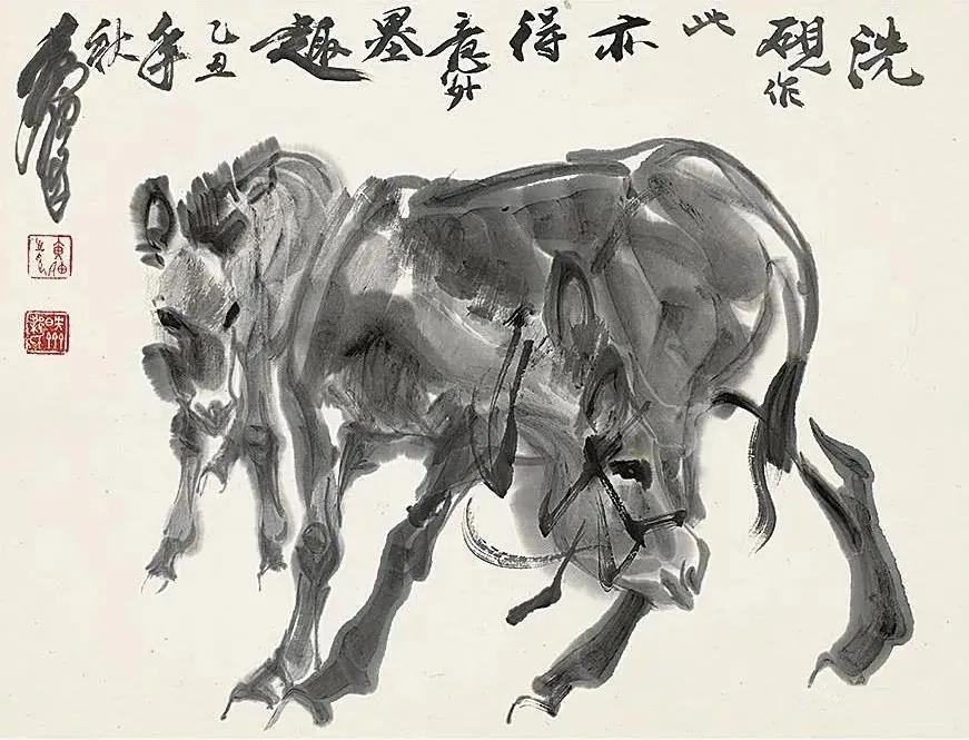 Huang Zhou's "Animal Collection" is freely and vivid, and the pen and ...