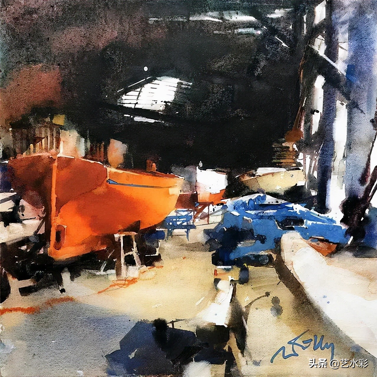 French artist Marc Folly: Retro, romantic and bizarre watercolor world ...