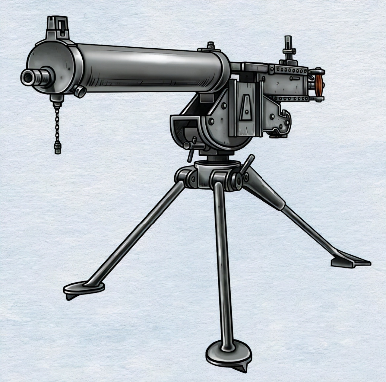 This "Lao Ganma" is not spicy but fierce-American M2 heavy machine gun ...