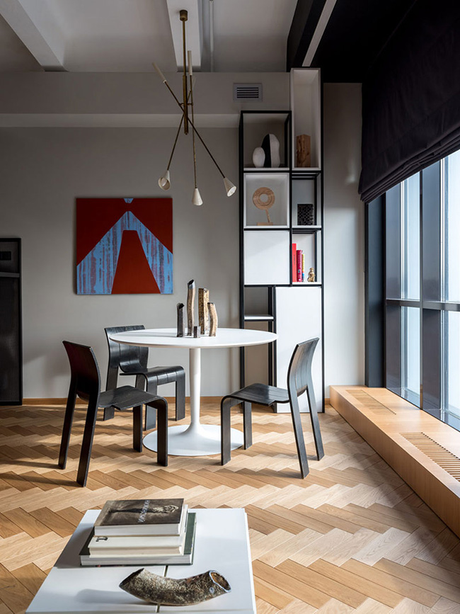 52 square meters small apartment with industrial features - iMedia