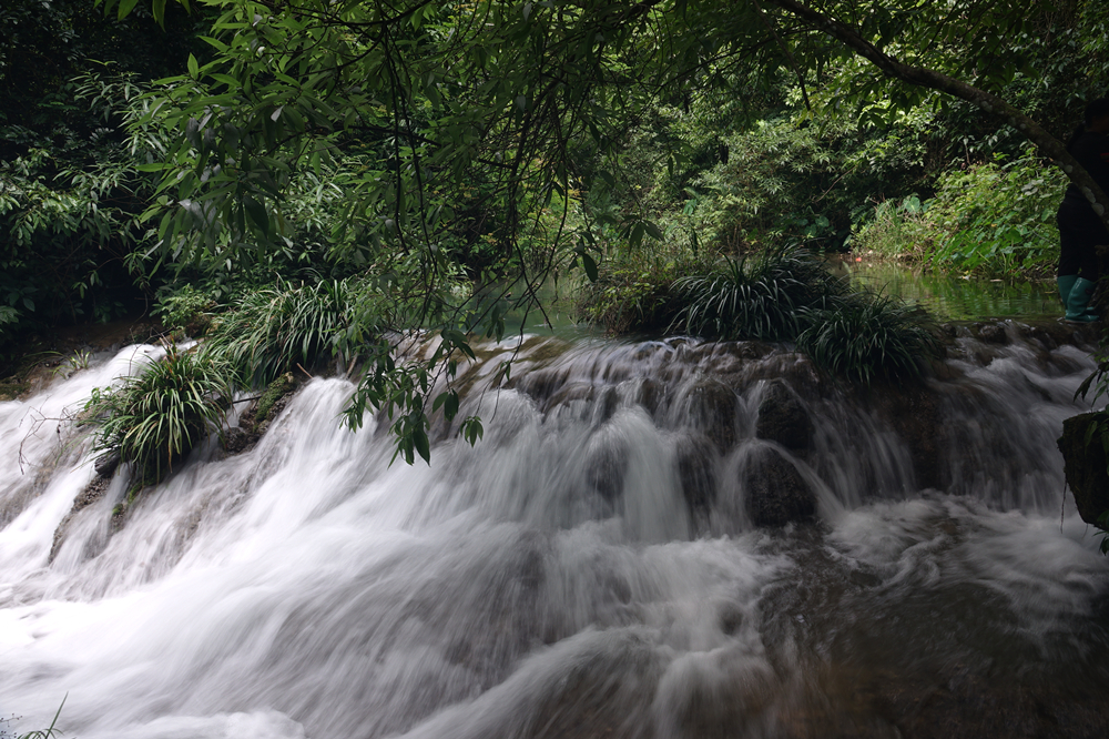 68-level waterfall!Water forest!The magical craftsmanship of nature is ...