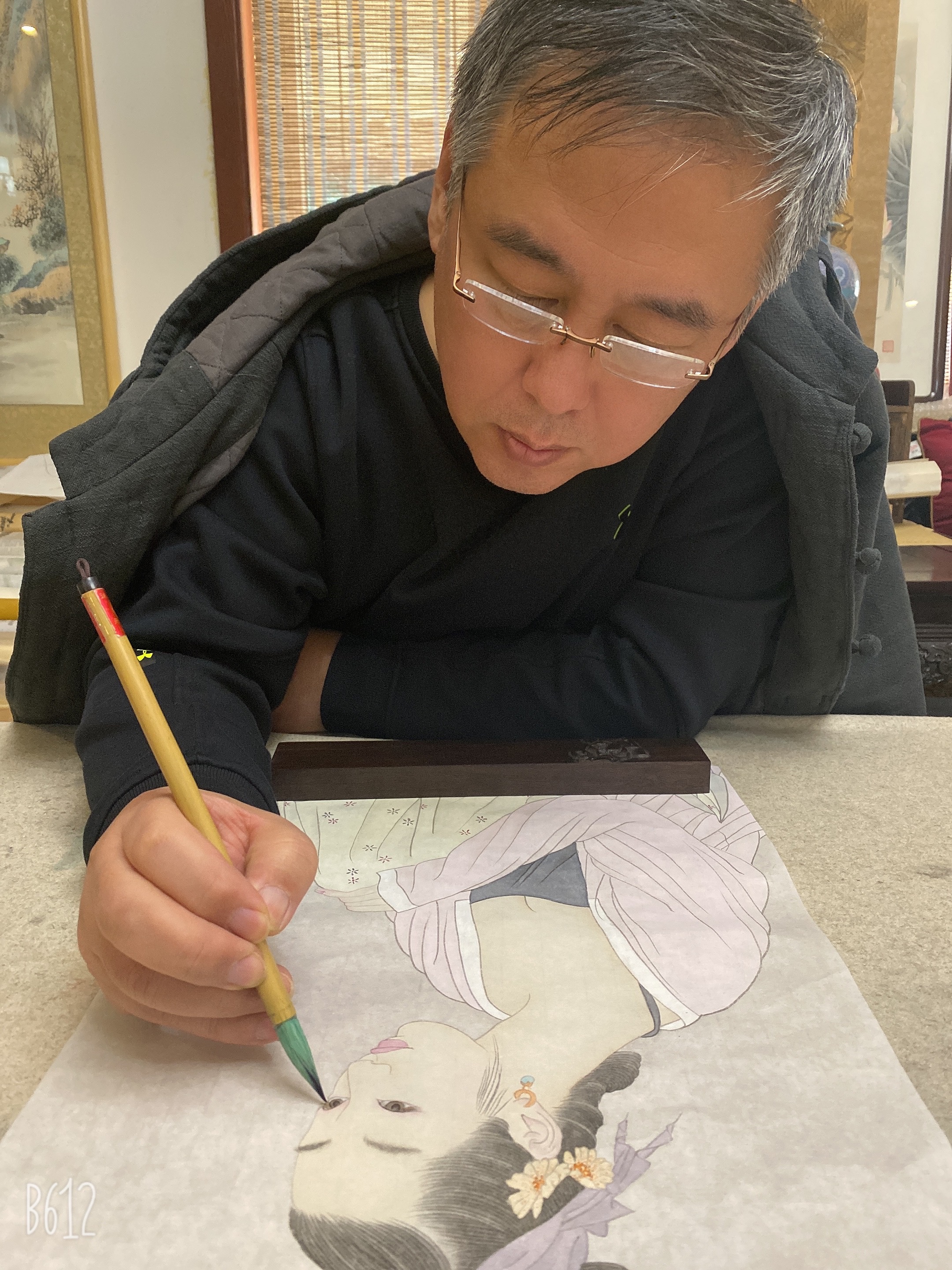 Bancheng landscape and Yelan, court painting non-hereditary Gu Yan and Xu Lili, exhibition in ...