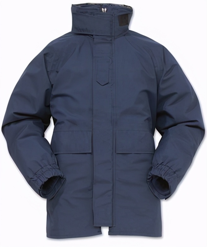Parka coat of the US Coast Guard, Gore-Tex fabric for protection from ...