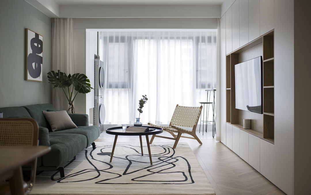 85 square meters three-bedroom residence, adhere to the design of three ...