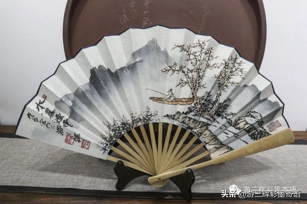 "You Sanhui Fan Painting" is poetic and picturesque, full of interest ...