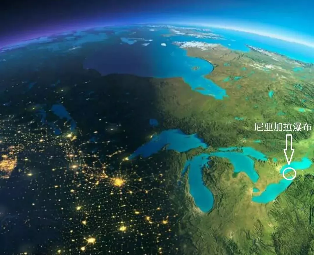 How does Niagara Falls, one of the most beautiful waterfalls, divide ...