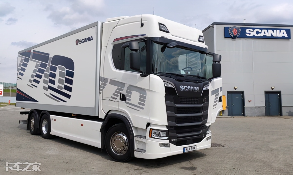 The maximum output of 770 horsepower, Scania S series central axle ...