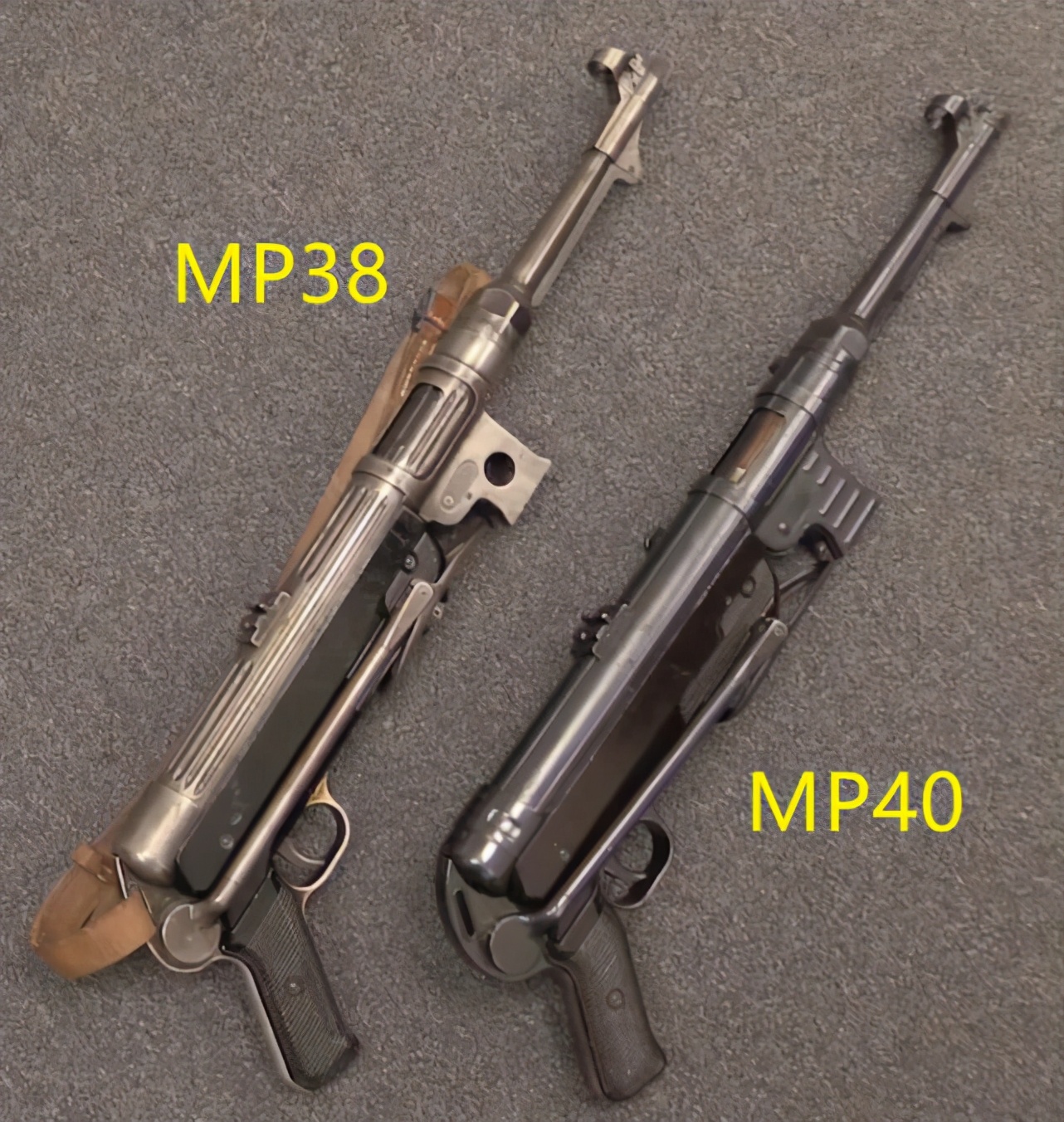 MP38 and MP40 submachine guns, the process is changed from milling to ...