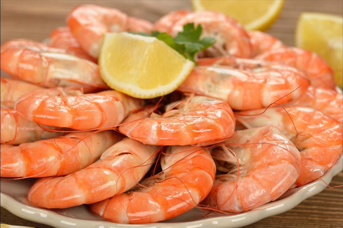 Fresh prawns are on the market. Remember not to boil the boiled prawns ...