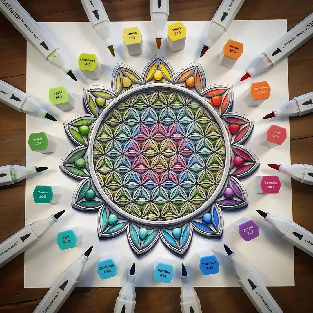 Can painting like this cure depression?These super awesome ...