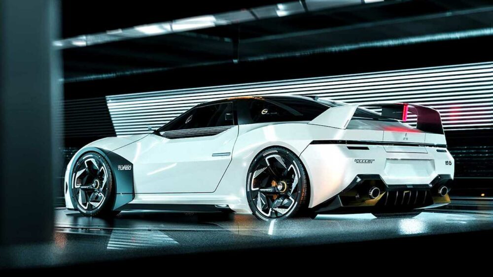 "Mitsubishi" GTO revival new "4000GT" is here!Retractable headlights ...