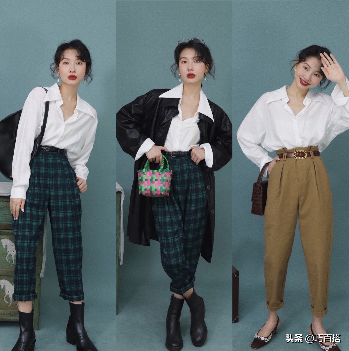 Contrasting color is yyds, these 24 sets of matching styles are worth ...