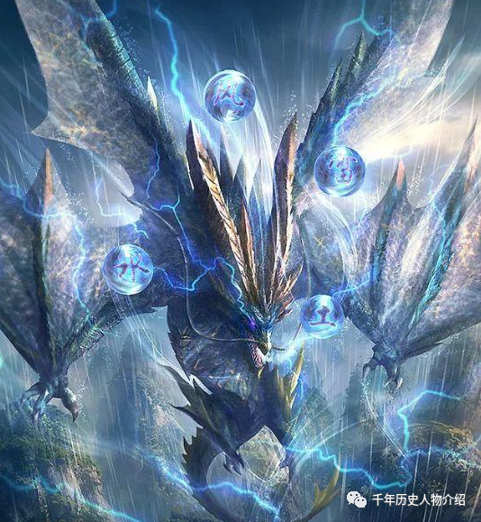 The true dragon in Chinese tradition and the ancestor of the dragon ...