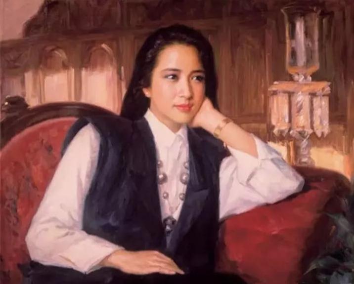 Zhu Lingling's 63-year-old birthday photo, a pure color dress with ...