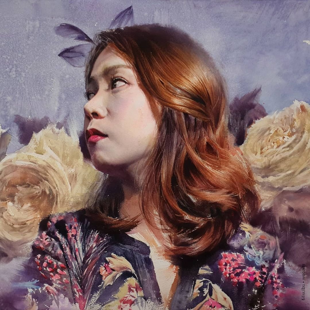 Stunning watercolors and oil paintings from Misulbu Gallery, South ...
