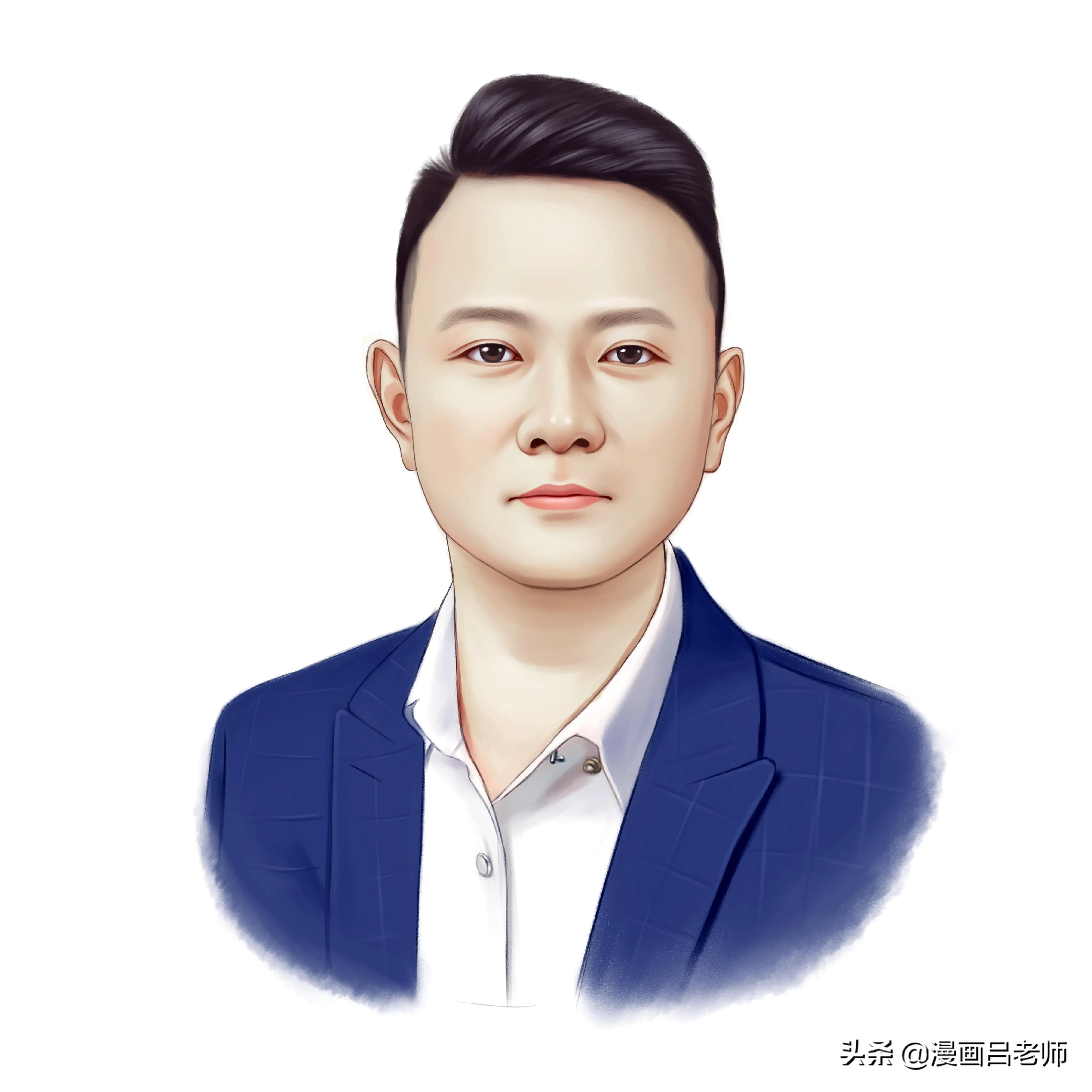 Change your WeChat avatar. The hand-painted realistic avatar has a ...