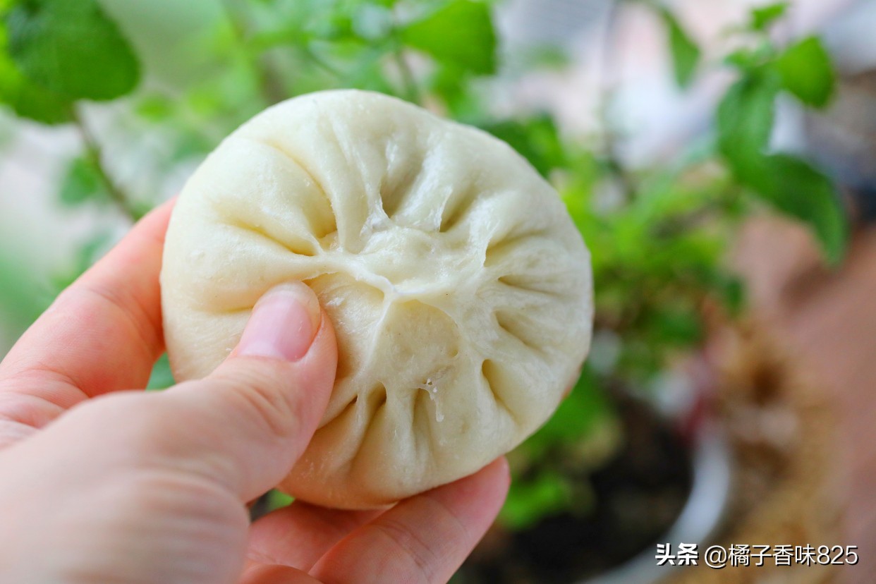 The big buns are really tempting. They have meat and vegetables. They ...