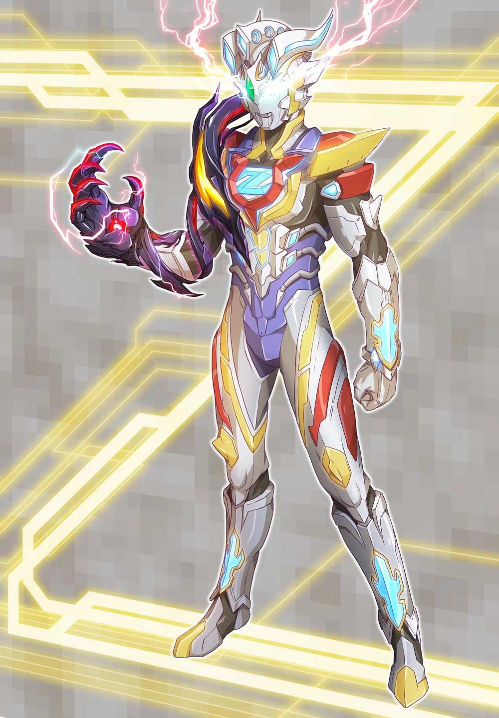 Triga's final form flows out: swallowing darkness, transforming into dark Triga, super ...