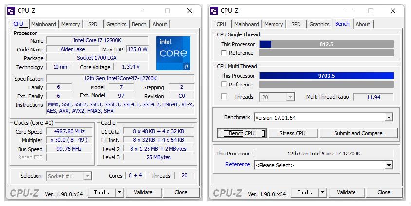 Talking about the 12th generation i7-12700K overclocking: obvious ...