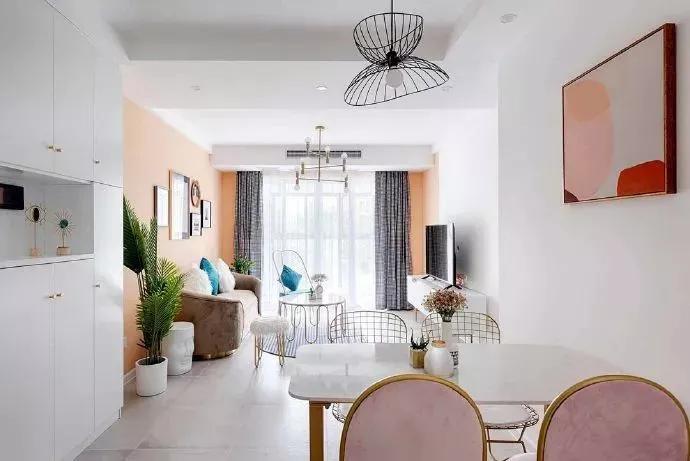 78 square meters small three-bedroom, the whole house is bright and ...