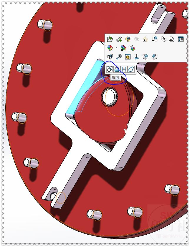 Made with SolidWorks: Triangular cam mechanism - iMedia