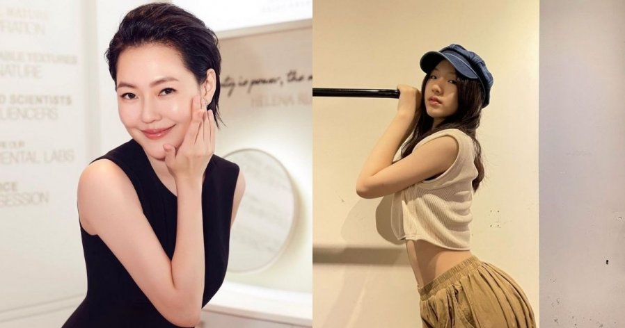 The eldest daughter takes a good body photo "choking" and the little S ...