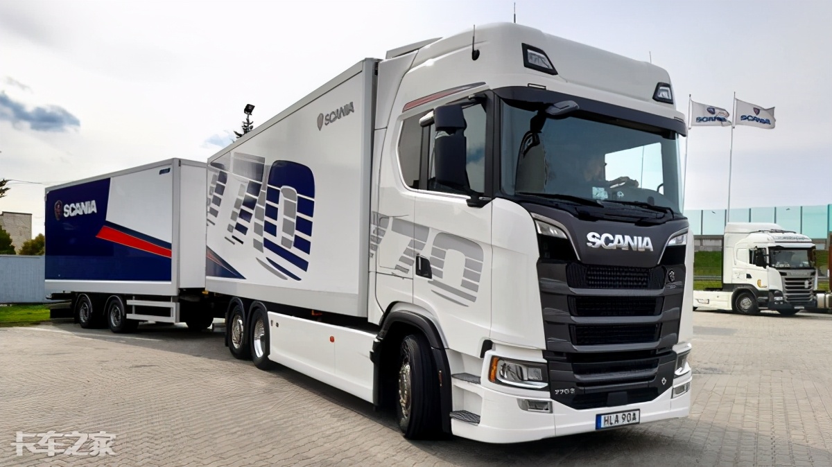The maximum output of 770 horsepower, Scania S series central axle ...