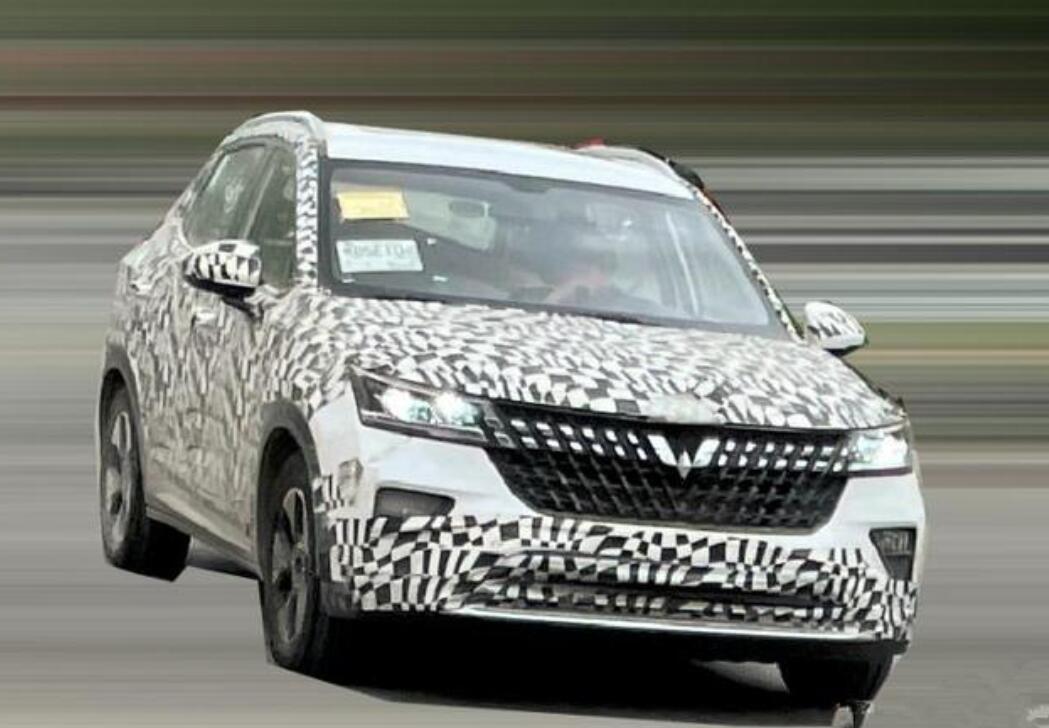 Spy photos of Wuling's new silver-label model are expected to be ...