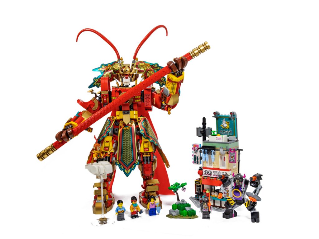 Own three Monkeys at once: Lego Wukong Xiaoxia Series 80012 Monkey King ...