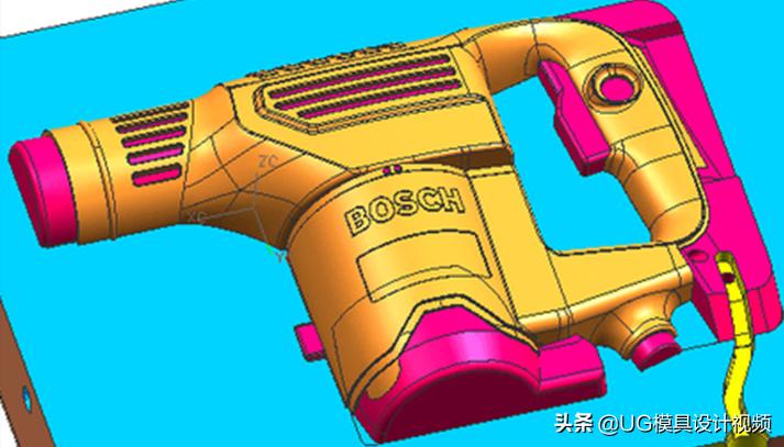 UG mold design standard injection mold parting surface design ...