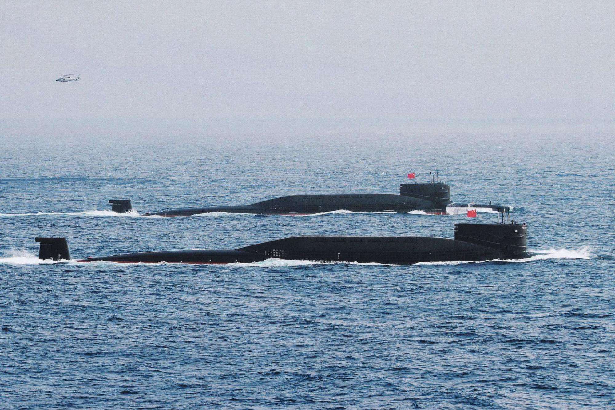 The appearance of the Type 094 nuclear submarine has caused controversy ...