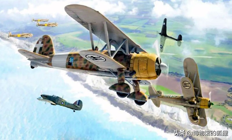 The last miracle of the biplane: In 1945, Italy built CR.42 and killed ...