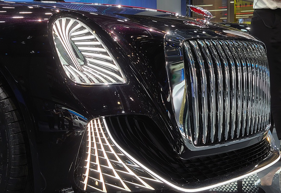 Hongqi L series luxury concept car unveiled, looks very domineering, 1 ...