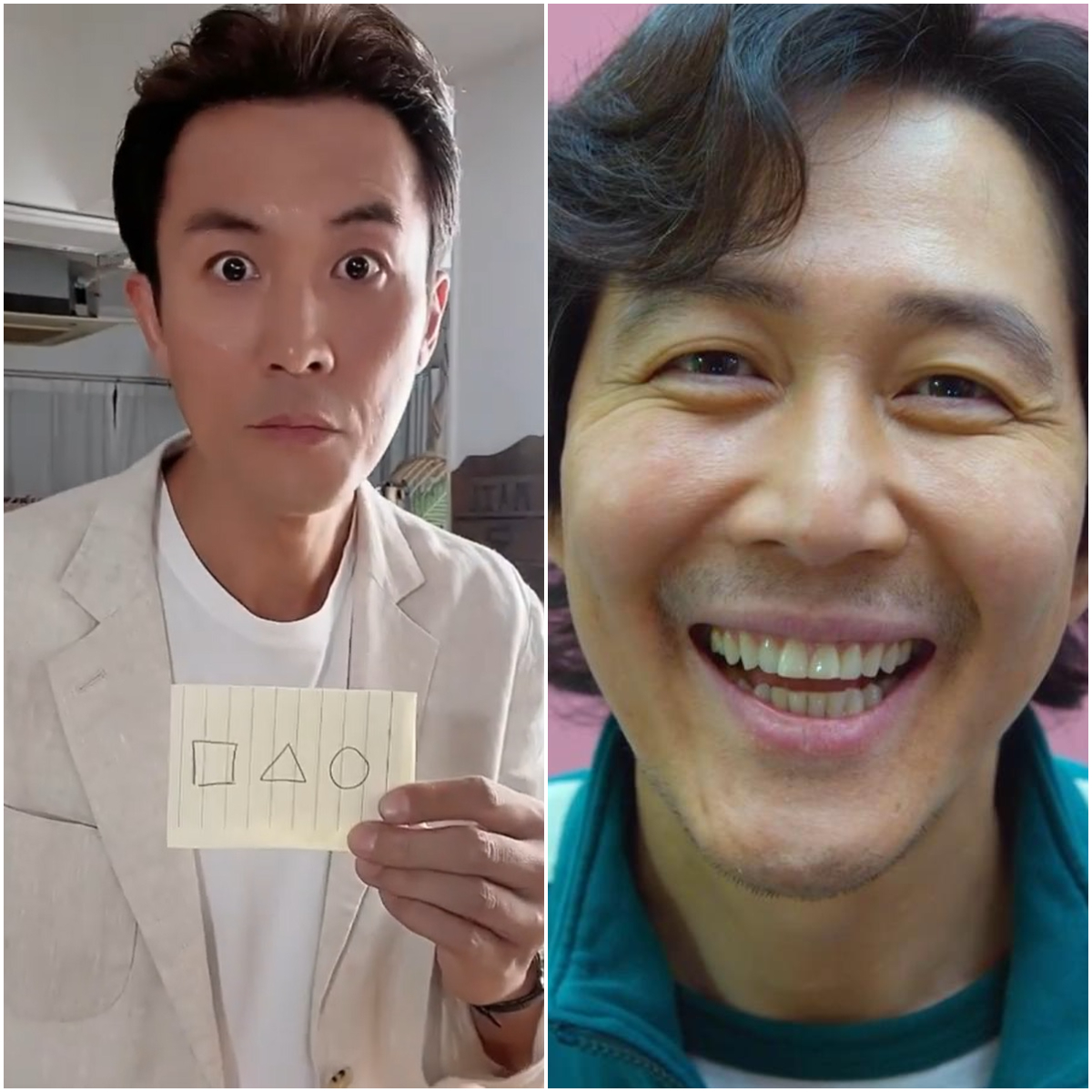 Tan Junyan and Yan Mingxi play "123 Wooden Men" together with the ...