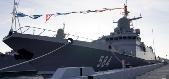 The Russian Navy's helpless move, the 870-ton small ship took on the ...