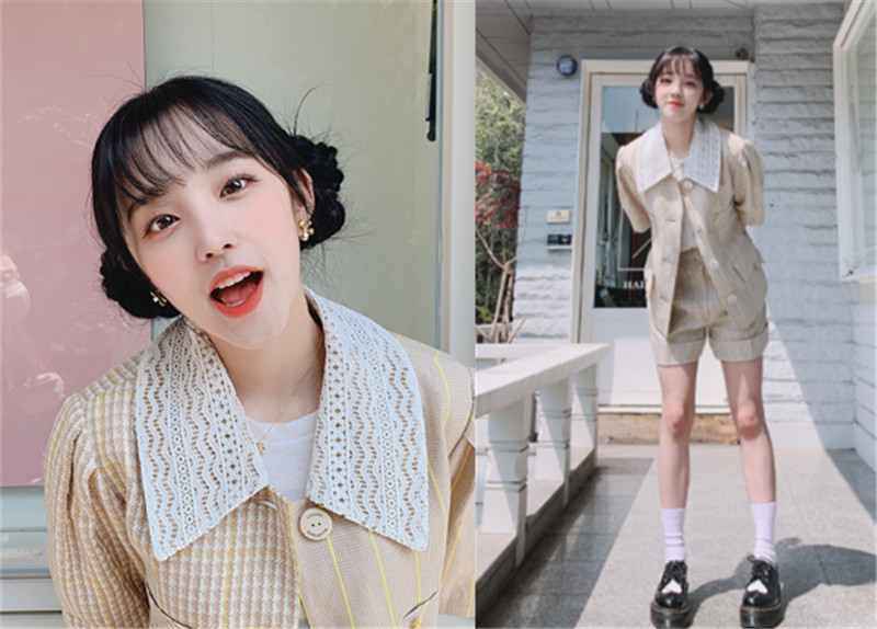 Song Yuqi wears extreme wear, sportswear and white socks are exquisite ...