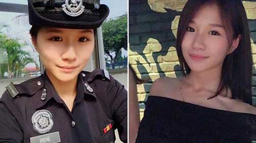 The top five police flowers in Asia, the Chinese police flower Mu Yeser ...