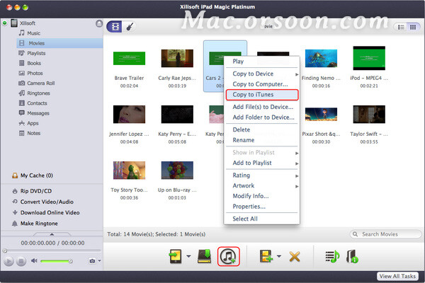 Use Xilisoft iPad Magic Platinum to transfer files from/to iPad/iPod ...