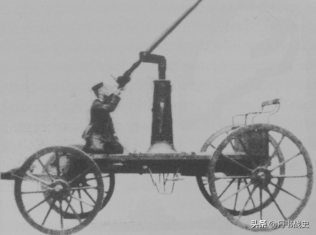 The first anti-aircraft gun in history, the Krupp 37mm anti-balloon gun ...