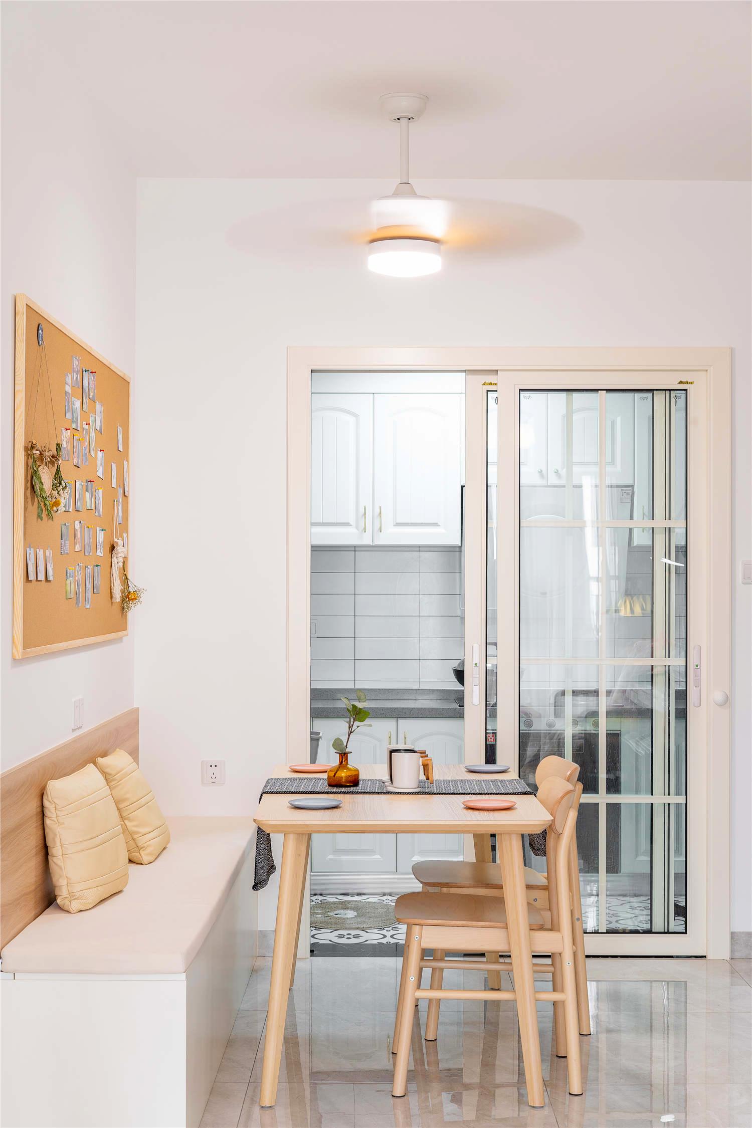 Her house is 67 square meters with two bedrooms and one living room ...