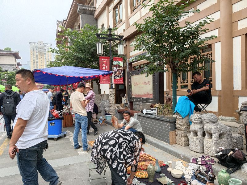 First visit to Xi'an Datang West International Antique City, popular ...