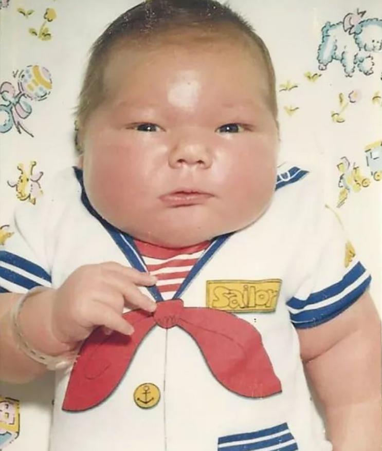 38 years ago, the giant baby weighing 14.5 catties, who was born a ...