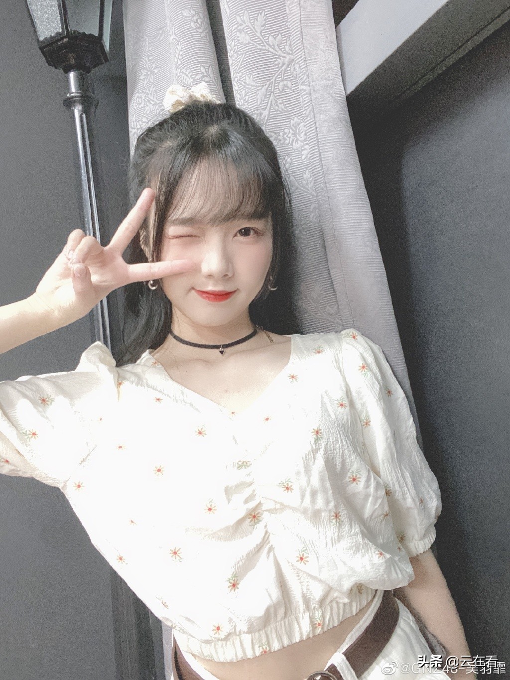 Appreciation of the charming photos of pure beauty Wu Yufei, so cute ...